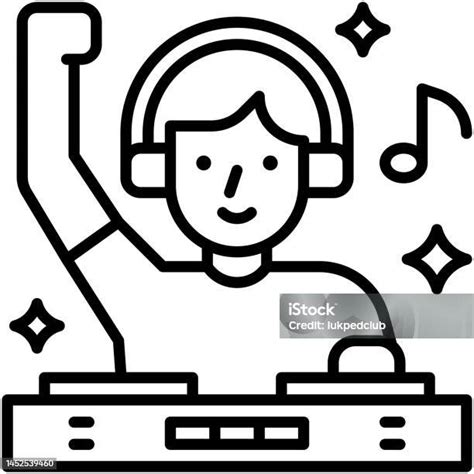 Dj 보이 아이콘 새해 실현 벡터 Dj에 대한 스톡 벡터 아트 및 기타 이미지 Dj 노래 벡터 Istock