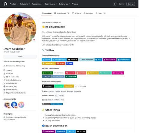 your github profile is more than just a code repository think of your