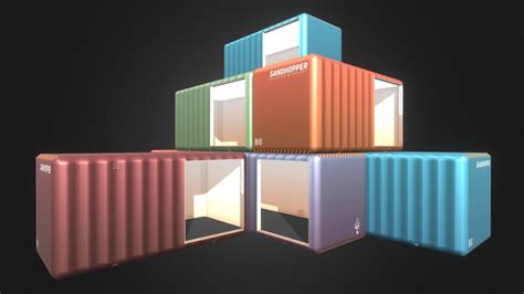 Angzaar Low Poly Market Modules Decentraland D Model By Archonomous Fdf Sketchfab