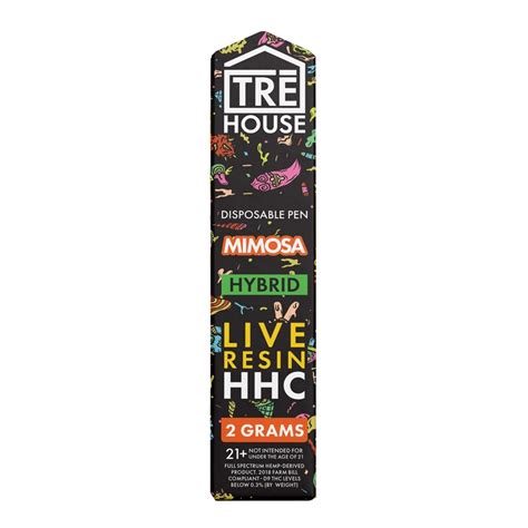Live Resin Hhc Vape Pen Mimosa 2g Hybrid TrĒ House Best Price