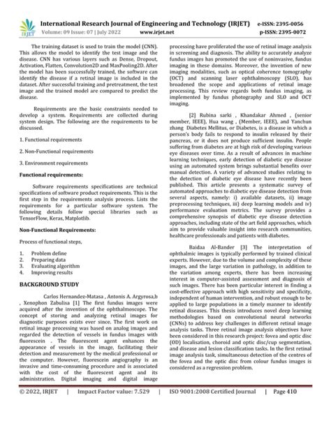 Retinal Image Classification Using Neural Network Based On A Cnn