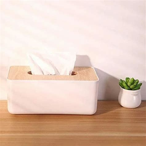 Plastic Wooden Cover Plstic Tissue Box For T And Crafts 2 Kg At Rs