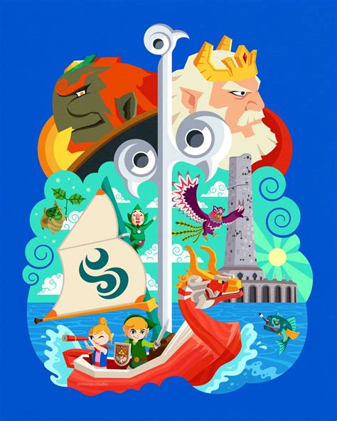 This Legend Of Zelda Fan Art Will Make You Go Replay Wind Waker