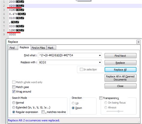 Regex Regular Expression Certain Digit From 4 Character Lines Only