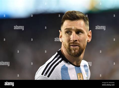 Harrison New Jersey Usa 27th Sep 2022 Argentina Forward Lionel