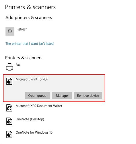 Solved PDF Printer Missing In Win 10