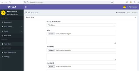 Download Source Code Aplikasi Ujian Online Terbaik Software Cat
