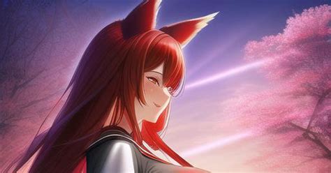 Blushing My School Girl Foxy Aiのイラスト Pixiv