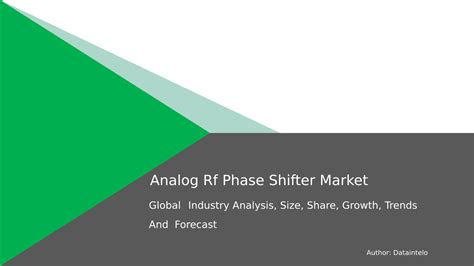 Analog Rf Phase Shifter Market Report Global Forecast From 2025 To 2033