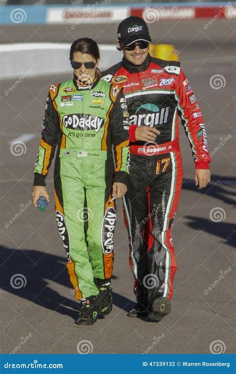 Danica Patrick And Ricky Stenhouse Editorial Photography Image Of