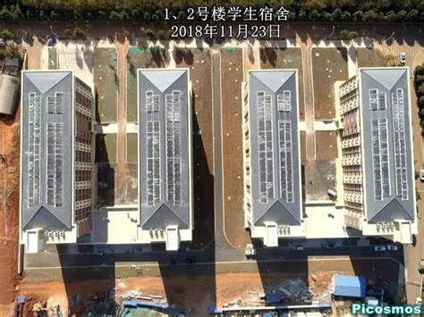 呈贡校区二期建设工程建设项目航拍 云南大学基建处
