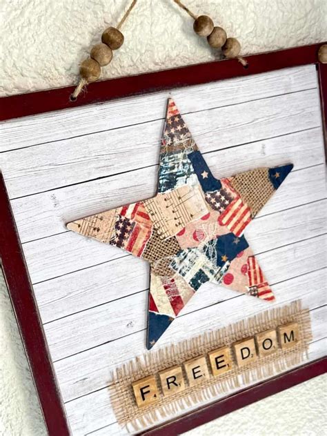 Patriotic Patchwork Star Manda Panda Projects