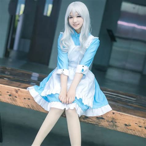 Kagerou Project MekakuCity 배우 코자 쿠라 마리 코스프레 로리타 하녀 AliExpress