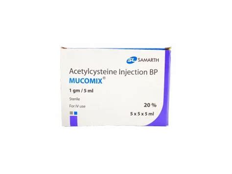 N Acetylcysteine Injection 1 Gm 5 Ml At ₹ 101 Piece In Mumbai Id