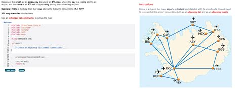 Solved Help Me Solve This In C Represent The Graph As An