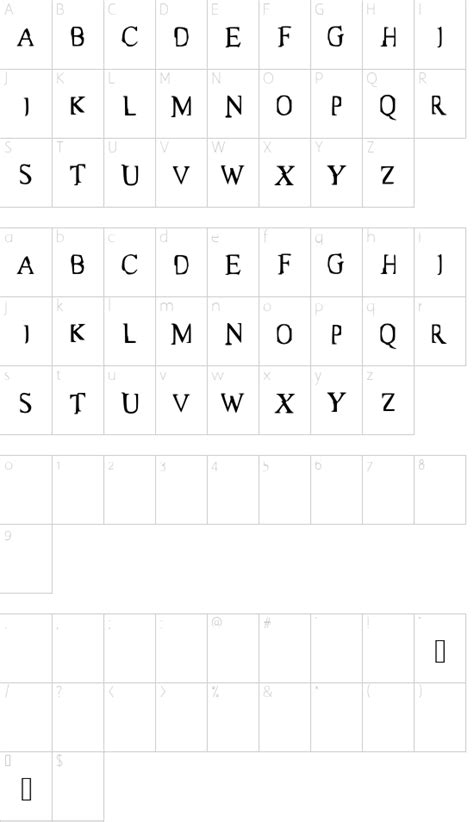 Matrix Font Details Matrix Font Details