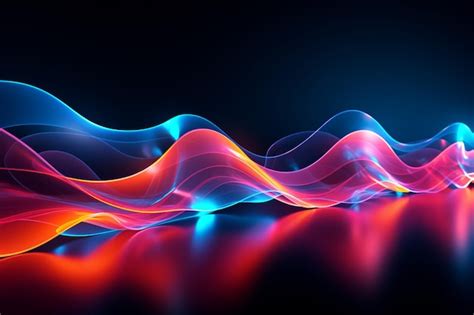 Premium Photo Dynamic Aura Illuminated Flow