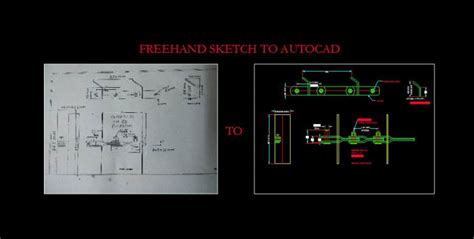 Convert Freehand Sketches To Autocad D Drawings By Adilsaiyed Fiverr