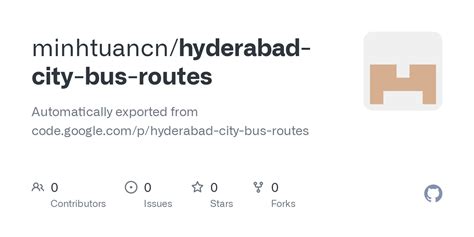 GitHub Minhtuancn Hyderabad City Bus Routes Automatically Exported From Code Google P