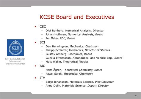 PPT KCSE KTH Computational Science And Engineering Center PowerPoint Presentation ID 5084039