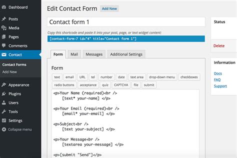 Contact Form Plugins For Wordpress Website Service 360
