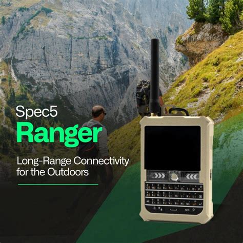 Spec5 Ranger Meshtastic Lora Radio Secure Gps Enabled Off Grid Communication Device For Hikers
