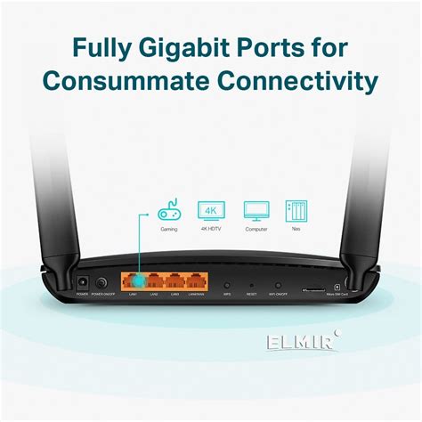 Роутер TP-Link Archer MR600 купить | ELMIR - цена, отзывы, характеристики