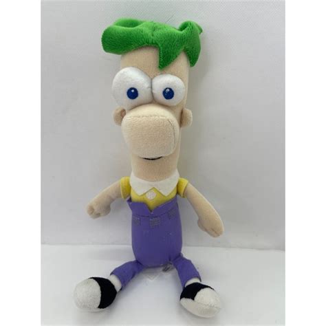 Disney Toys Phineas Ferb Ferb Plush Figure Stuffed Toy Disney Store