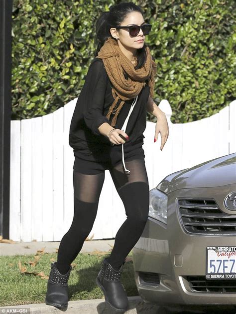 Vanessa Hudgens Is Raring To Go As She Skips To Dance Class In Racy