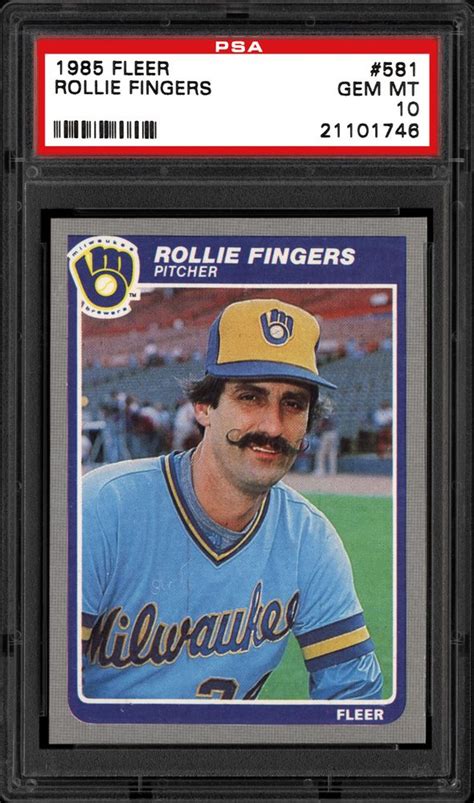 Auction Prices Realized Baseball Cards 1985 Fleer Rollie Fingers