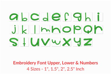 Bumbly Fonts Embroidery Design Creative Fabrica