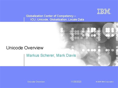 Globalization Center Of Competency ICU Unicode Globalization Locale