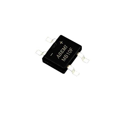 Pack Of 50pcs Mb10f Asemi Mbf 4 Package Surface Mount 1a1000v Mini