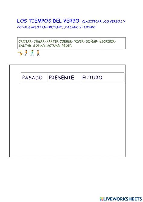 Verbos Online Exercise For 2° De Secundaria Live Worksheets