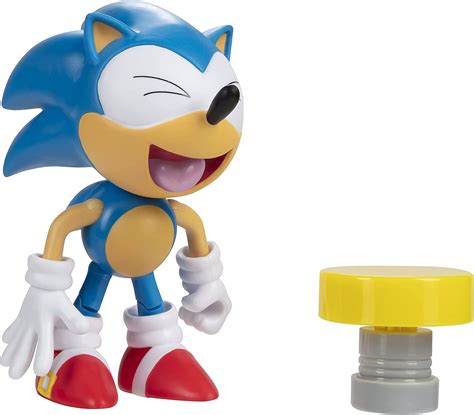 Sonic The Hedgehog Figura De Acción Clásica Sonic De 4 Pulgadas Con