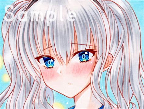 Yahooオークション 同人 手描きイラスト 艦これ 鹿島 島風コス 鹿島風