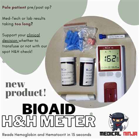 Hemoglobin And Hematocrit Meter Hgb And Hct Meter Lazada Ph