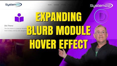 Divi Theme Create An Expanding Blurb Module Hover Effect Divi Theme