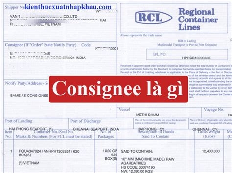 Consignee Adalah