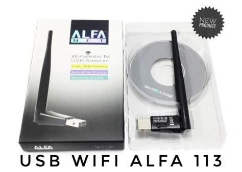 Alfa Net Wireless N Usb Wifi Adapter With Fixed Dbi Antenna