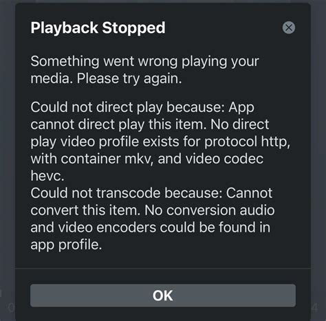 why am i getting this when streaming remotely dovi files r plex