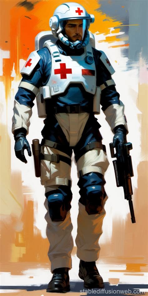 Combat Medic From Alien Series Prompts Stable Diffusion Online