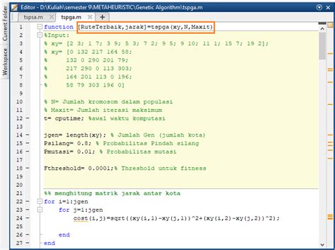 Travelling Salesman Problem Menggunakan Algoritma Genetika