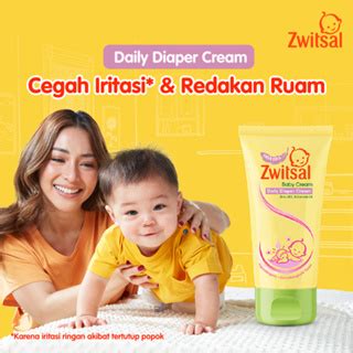 Jual ZWITSAL Baby Daily Diaper Cream Dengan Zinc Vit E Canola Oil 50mL