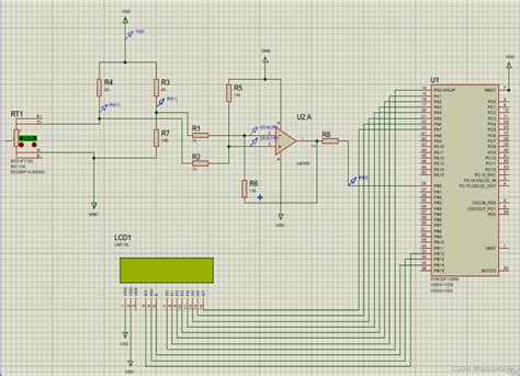 基于stm32的pt100测温系统仿真 csdn博客
