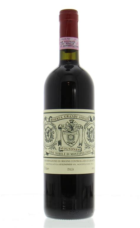 Vino Nobile Di Montepulciano Grandi Annate 2004 Avignonesi Best Of