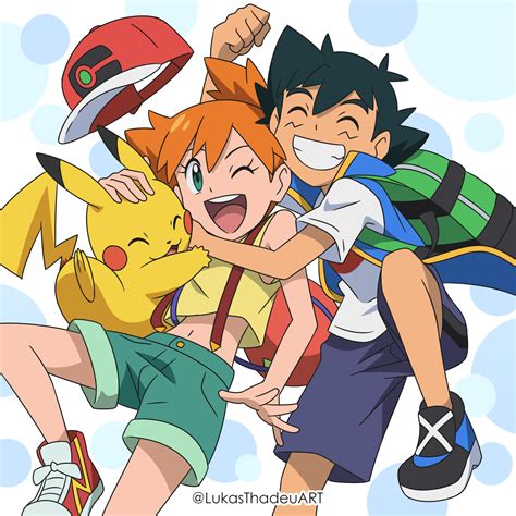Artstation Pokémon Fanart Ash And Misty 2023