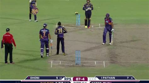 Watch When Ms Dhoni Made Irfan Pathan Sacrifice His Wicket In A Non