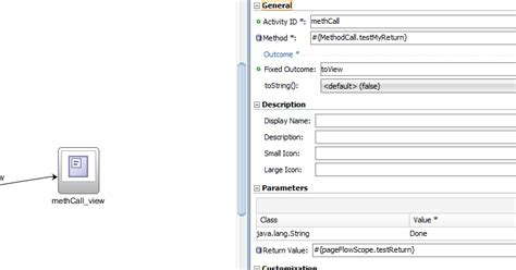 Oracle ADF World ADF Task Flow Method Call Activities With Parameters