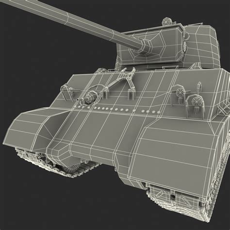 미국 제 2 차 세계 대전 중형 전차 M4 Sherman 2 3d 모델 199 Ma C4d Obj Max 3ds